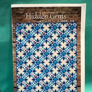 Hidden Gems Quilt Pattern by 3 Dog Design - Etsy