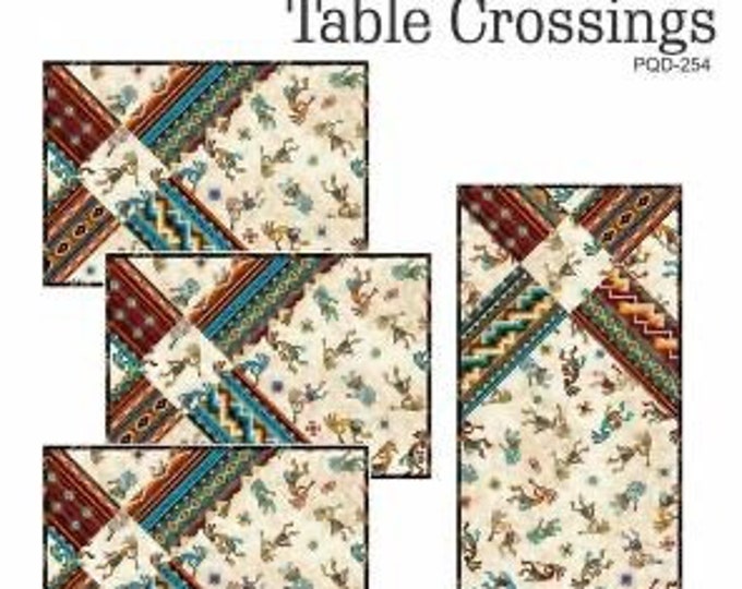 Table Crossings- by Poorhouse Quilt Designs Placemats and Table Runner ...