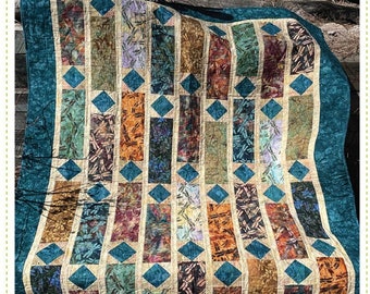 Punctuation Quilt PATTERN by Kari Nichols of Quilting Renditions 4 Size ...