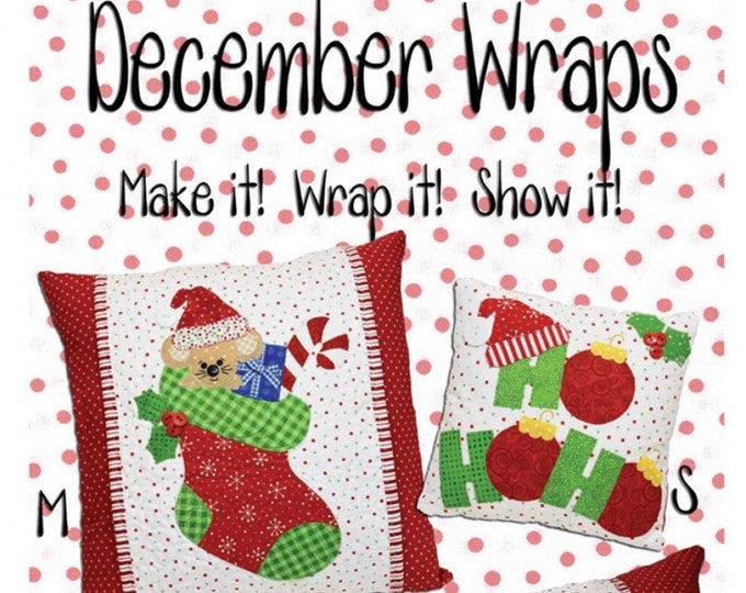 December Wraps Pillow Wrap Pattern by Ribbon Candy Quilt Company - Etsy