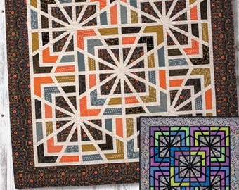 Partial Eclipse Quilt Pattern From Robin Pickens Inc RPQP-PE155 - Etsy