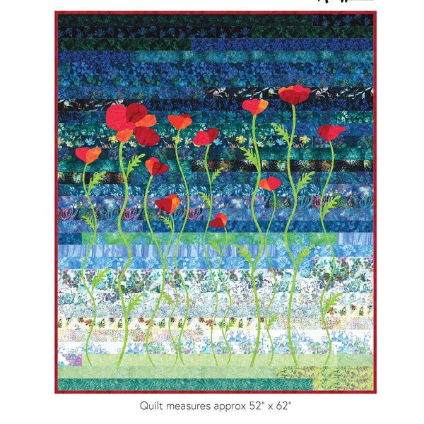 Poppy Quilt Pattern - Etsy