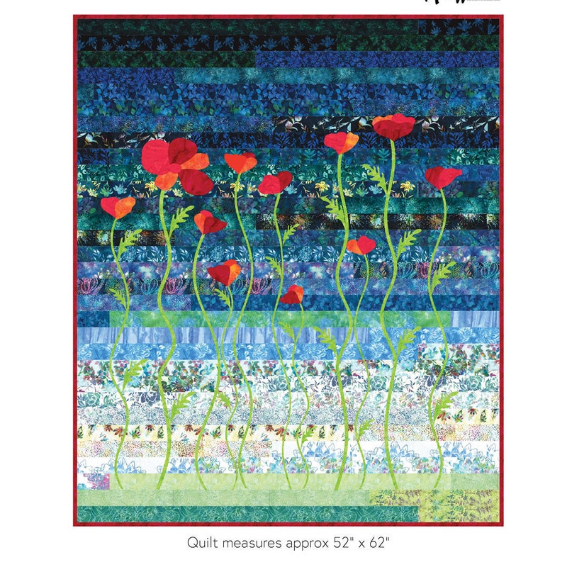 Poppy Quilt Pattern - Etsy