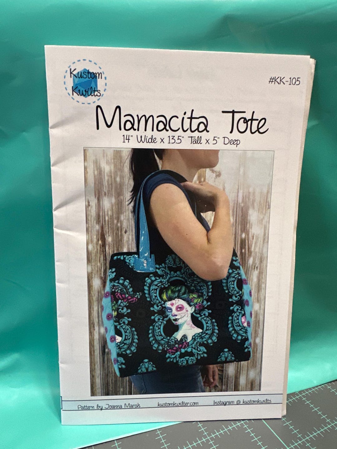 Mamacita Tote Bag Pattern by Kustom Kwilts - Etsy