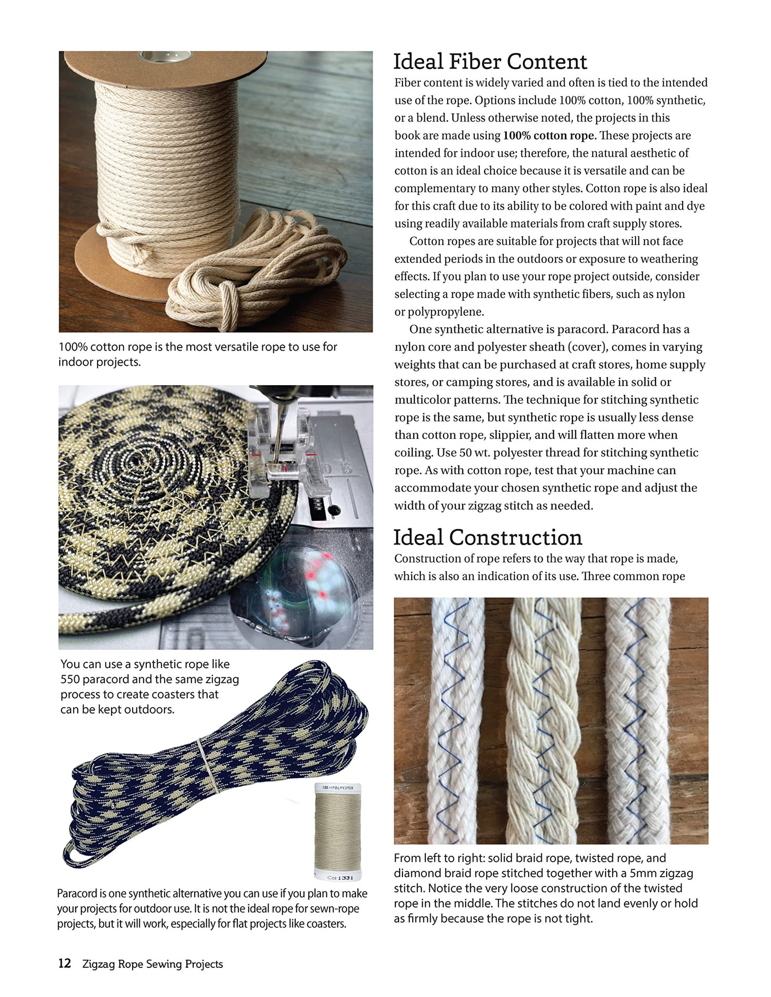 Zigzag Rope Sewing Projects: 16 Home Accessories to Make With - Etsy Zigzag Rope Sewing Projects: 16 Home Accessories to Make With - Etsy