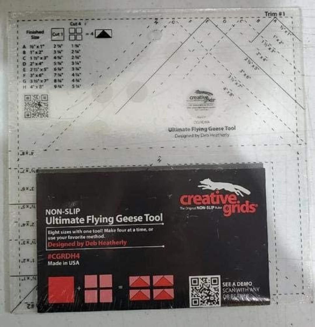 Creative Grids Ultimate Flying Geese Template and Quilt Ruler [CGR - Etsy