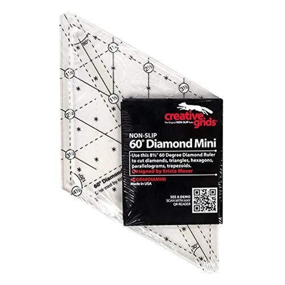 Creative Grids 60 Degree Mini Diamond Ruler CGR60DIAMINI - Etsy