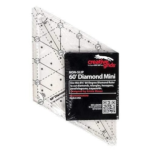 Creative Grids 60 Degree Mini Diamond Ruler # CGR60DIAMINI - Etsy