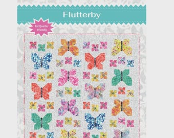 Flutterby Quilt Quilting Pattern From Blooming Boldly BRAND NEW, Please ...