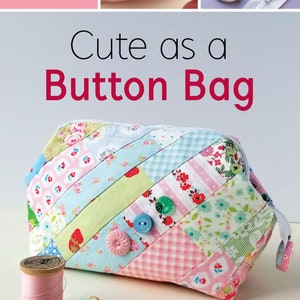 Button Bag Pattern: Hardware Included, Cosmetic Sewing Supplies(paper ...