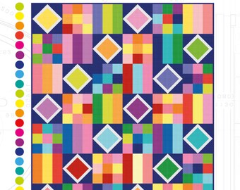 Paint Box Quilt Pattern by Colourwerx - Etsy