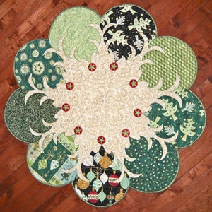 Around the Holly, Table Runner, Quilted Garden Designs, by Jenice ...