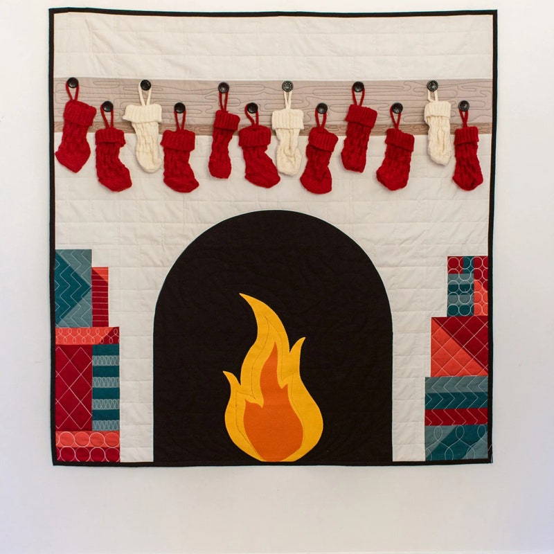 Fireplace Quilt - Etsy