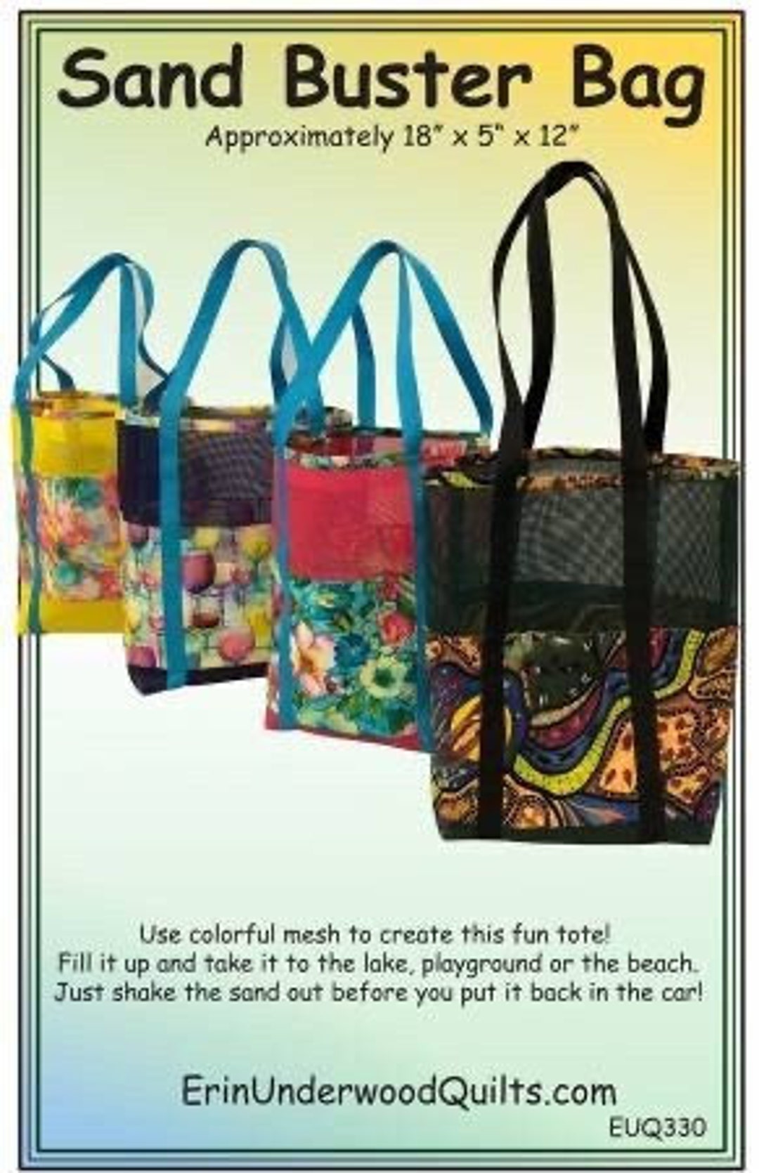 Sand Buster Bag Pattern Create a Fun Tote - Etsy