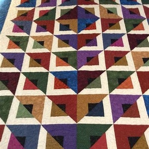 Radiant Quilt Pattern, A Fat Quarters Anonymous by Cozy Quilt Designs ...
