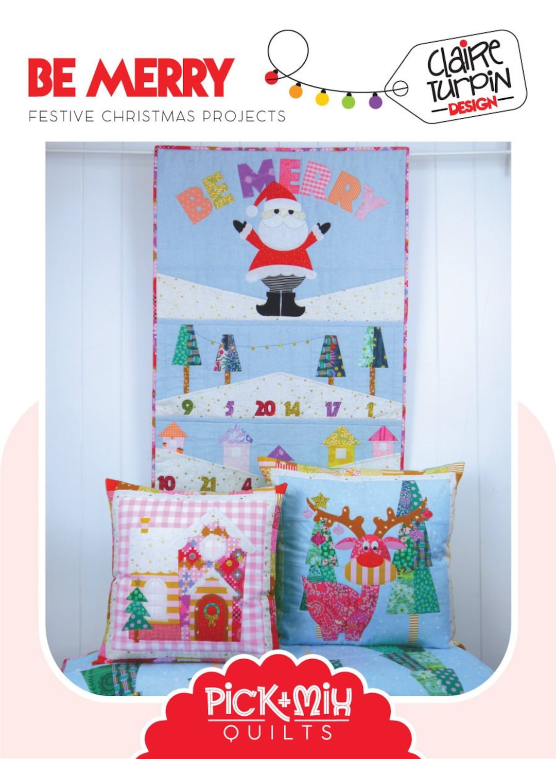Be Merry Christmas Project Pattern Book and Template - Etsy
