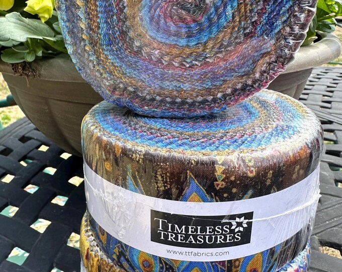 Gilded Plume - 40 - 2 1/2" X WOF Strips - by Timeless Treasures- Chong ...