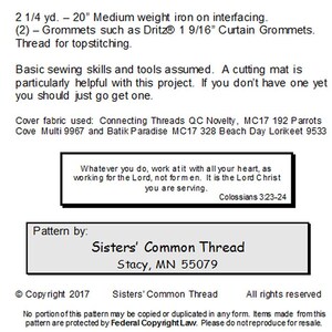 Bindle Bag Pattern From Sisters Common Thread SCT10163 - Etsy