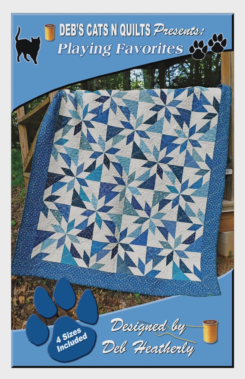 Playing Favorites- Quilt Pattern -from Deb's Cats N Quilts (paper ...