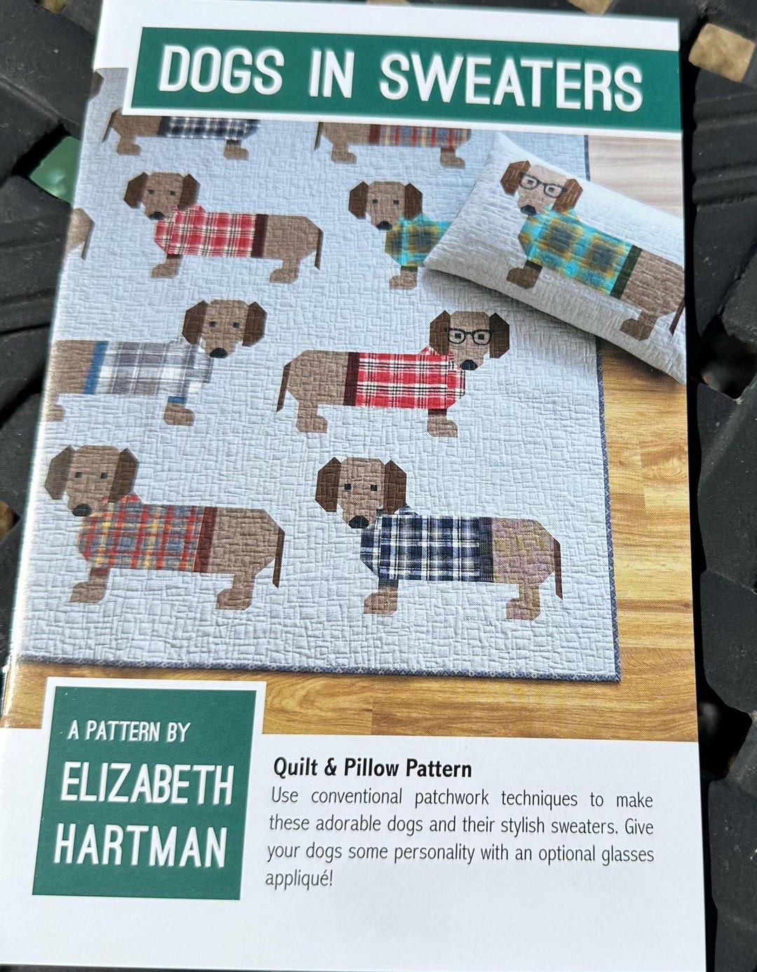 Dogs in Sweaters Quilt Pattern by Elizabeth Hartman (paper Pattern) - Etsy