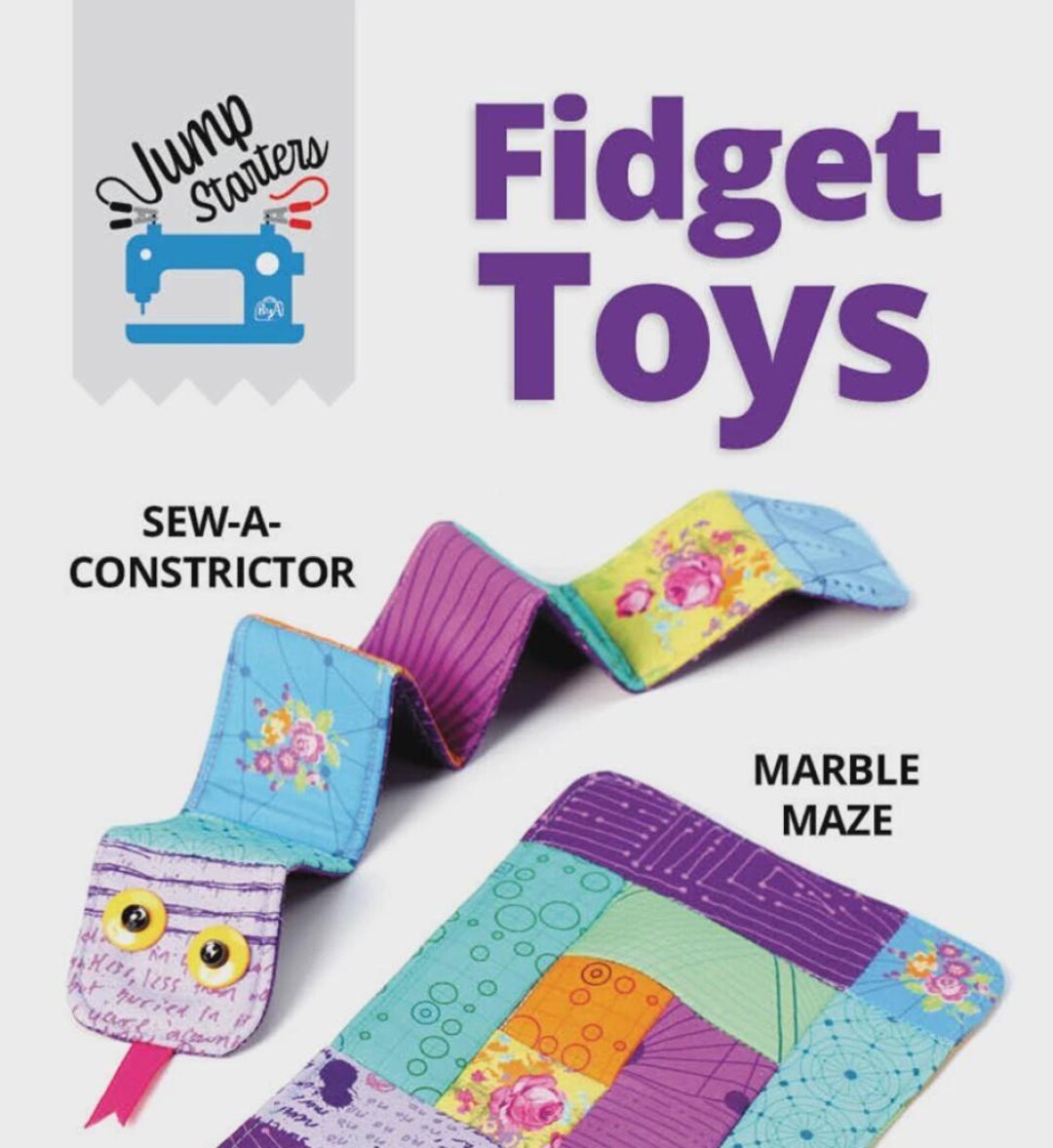 Fidget Toys Jump Starters- Jump Starter Sewing Pattern W/soft N Stable ...