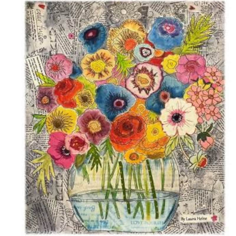 Laura Heine Collage Kits - Etsy
