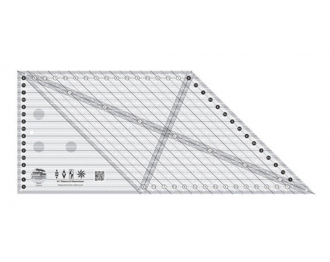 Creative Grids 45 Degree Diamond Dimensions Quilt Ruler CGREU2 - Etsy
