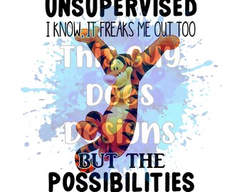 Tigger Sublimation | Etsy