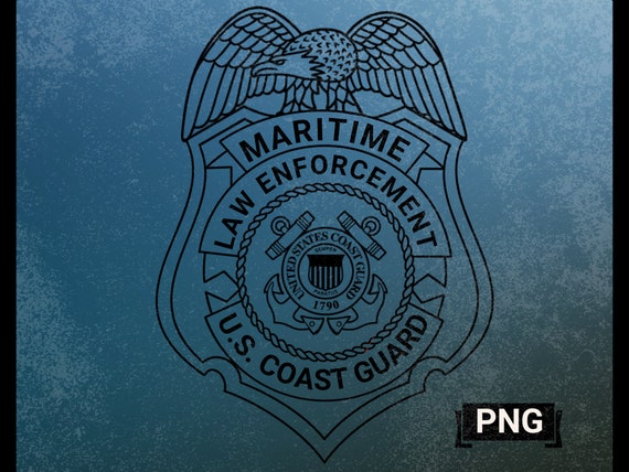 USCG Maritime Law Enforcement Badge Coast Guard Boarding | Etsy