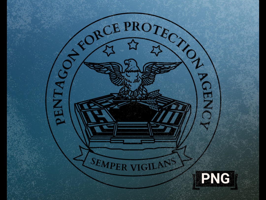 Pentagon Force Protection Agency PFPA Badge Seal Patch Logo, Digital ...