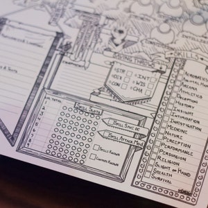 Fate's Hands - Character Sheet - D&D 5e - Etsy