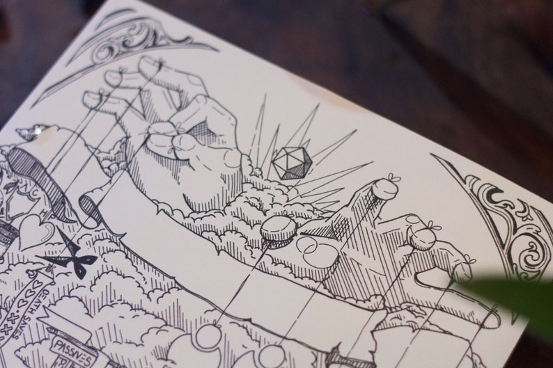 Fate's Hands Character Sheet D&D 5e - Etsy UK