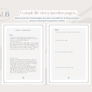 Life Story Questions: Legacy Workbook, Dementia Activity (printable ...
