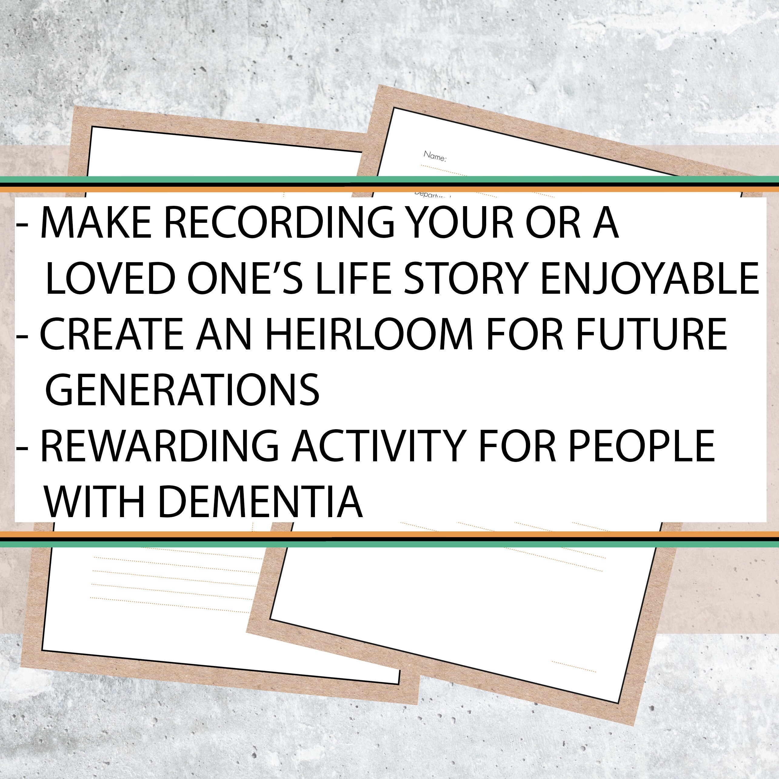 Luxury 277 Page Life Story Book Template BROWN PAPER BORDER - Etsy