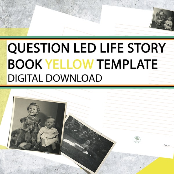 Led Life Book Template - Etsy