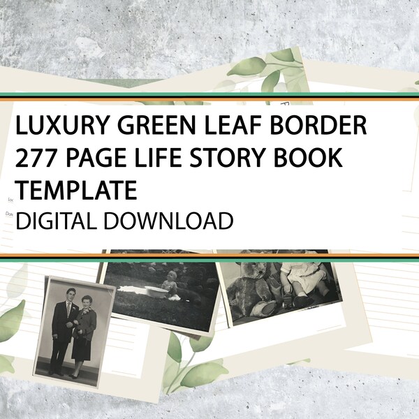 Dementia Legacy Book - Etsy