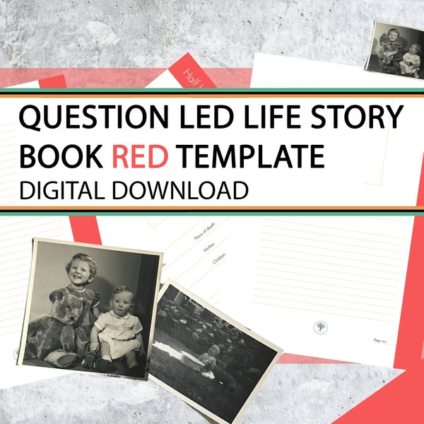 Led Life Book Template - Etsy