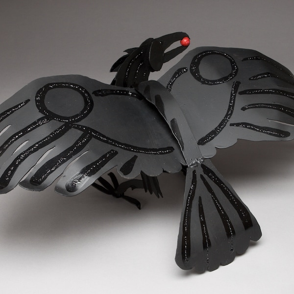 Crow Sculpture - Etsy