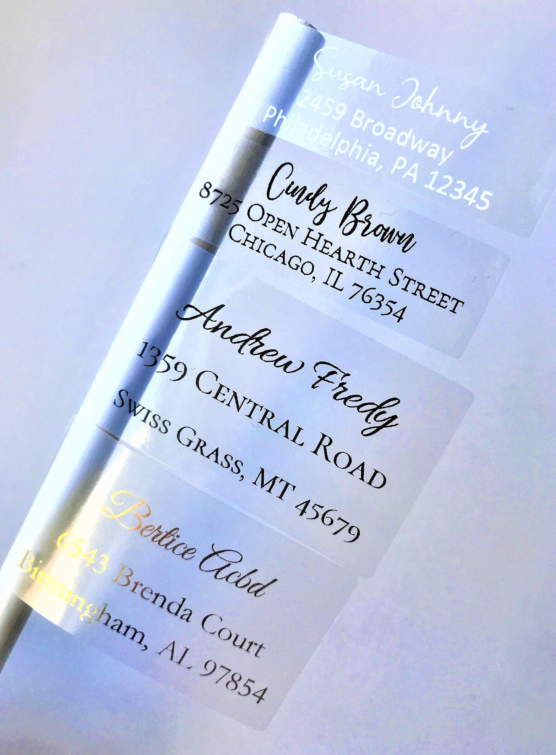 Return Address Label / Wedding Address Sticker/ Invitation | Etsy