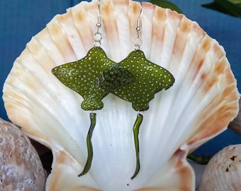 Eagle Ray Earrings - Etsy