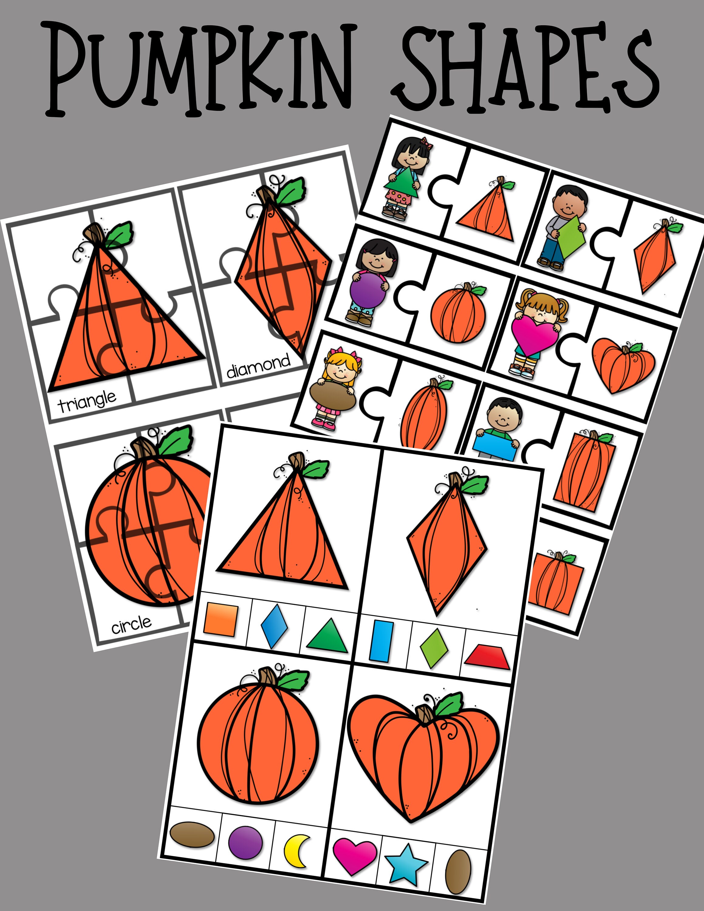 Printable Pumpkin Shape