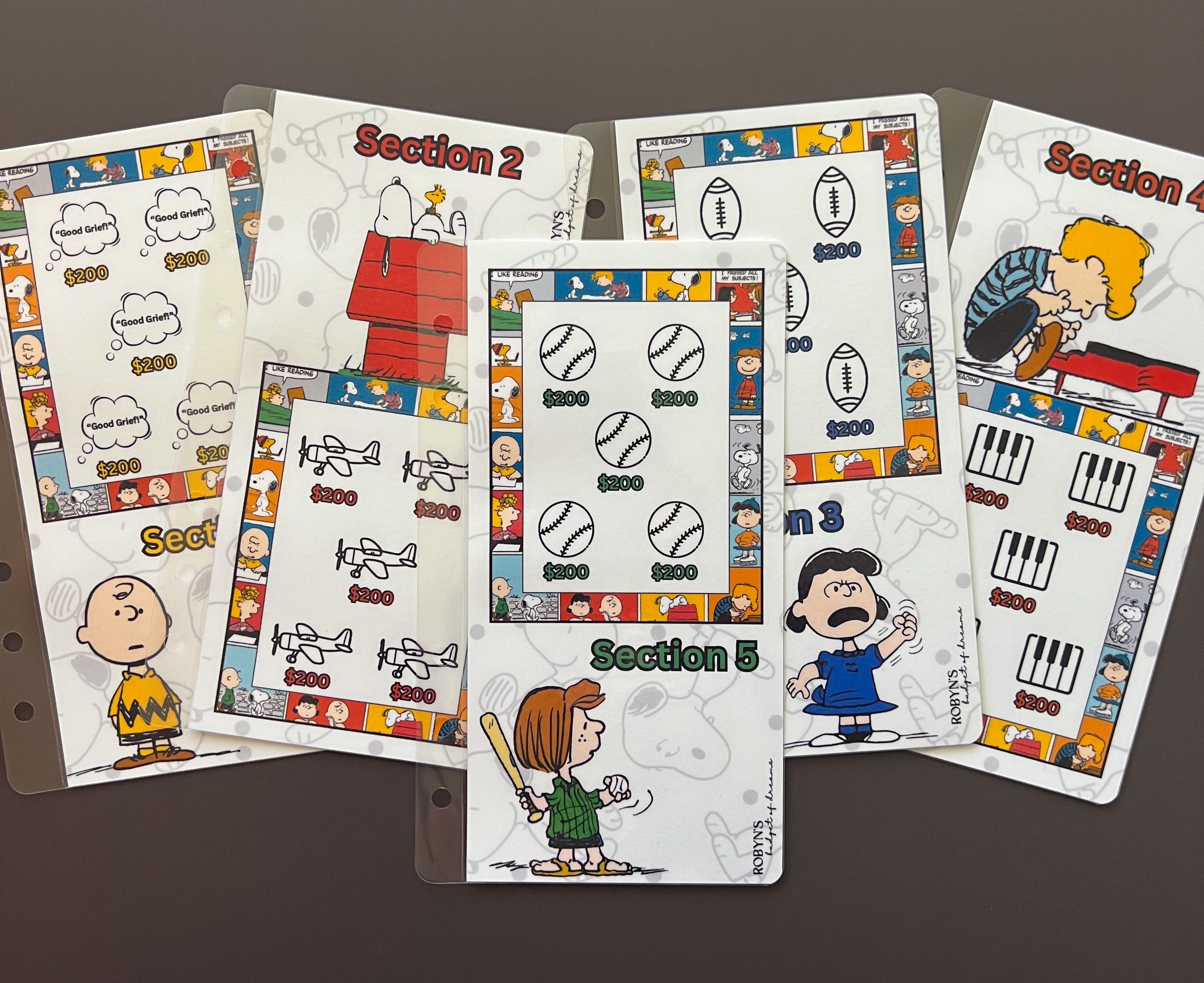 Peanuts Savings Challenge Binder | 10K 5K 3K - Etsy