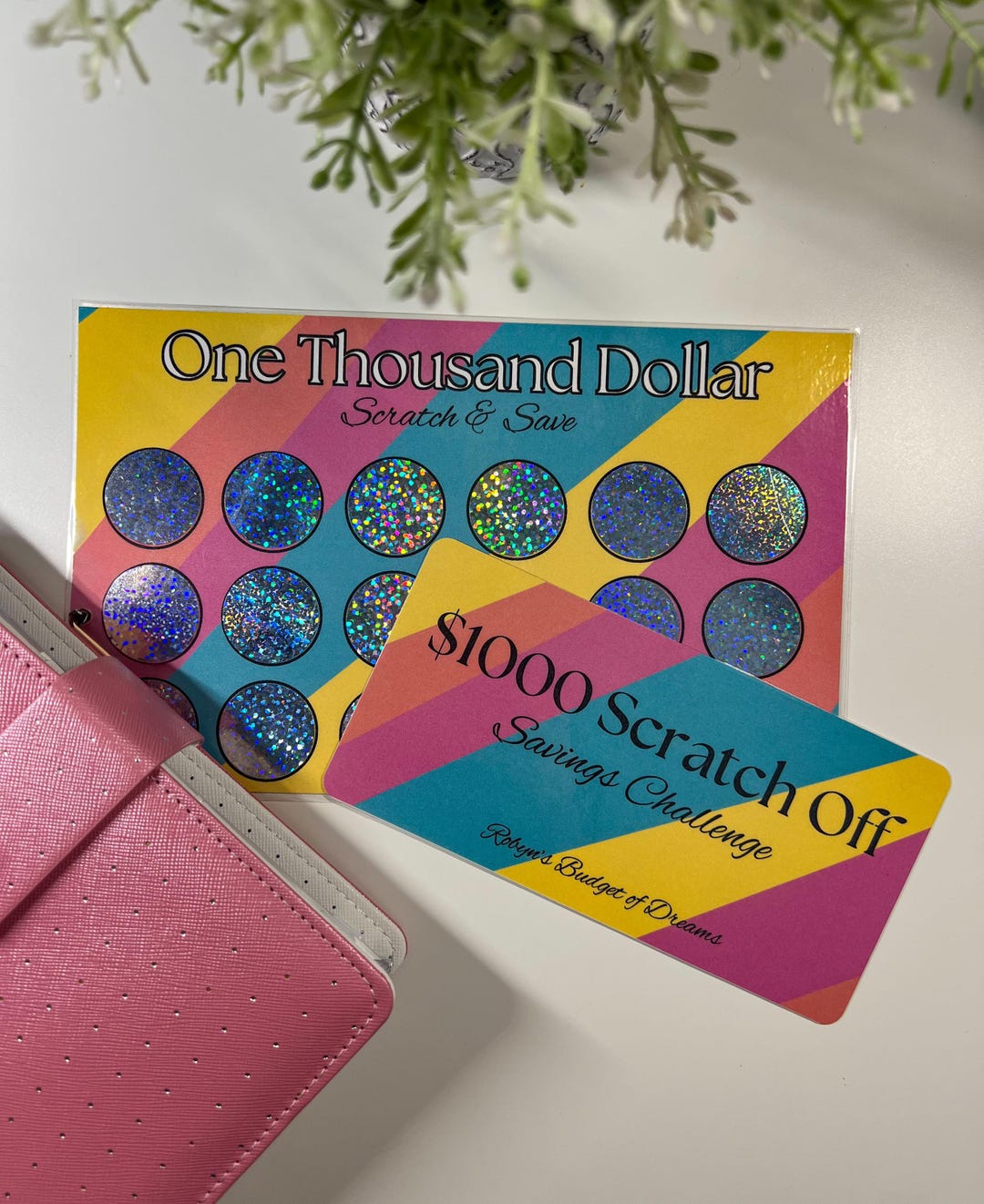One Thousand Dollar Scratch off Savings Challenge - Etsy