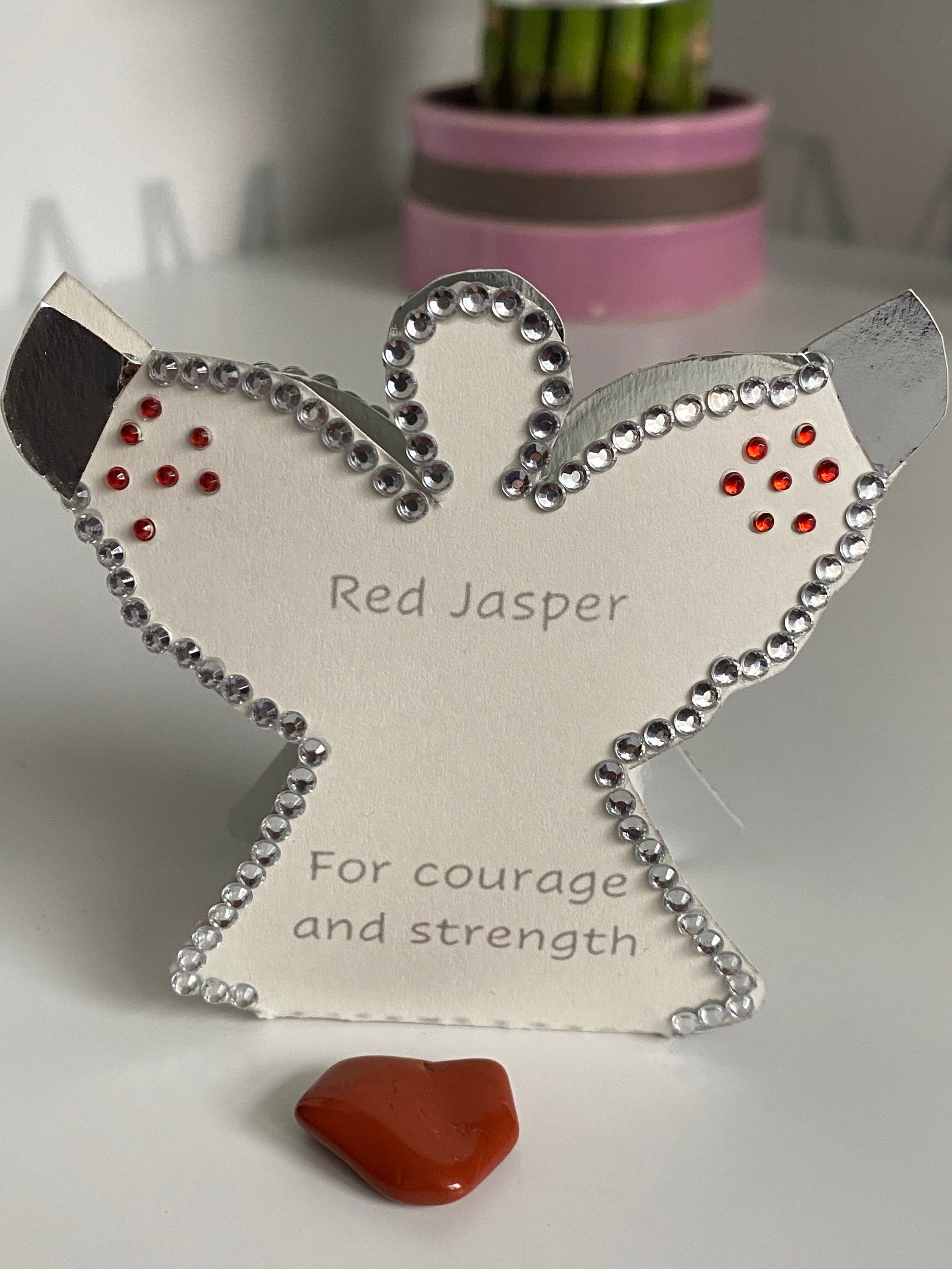 Handmade guardian angel gift box healing crystal | Etsy