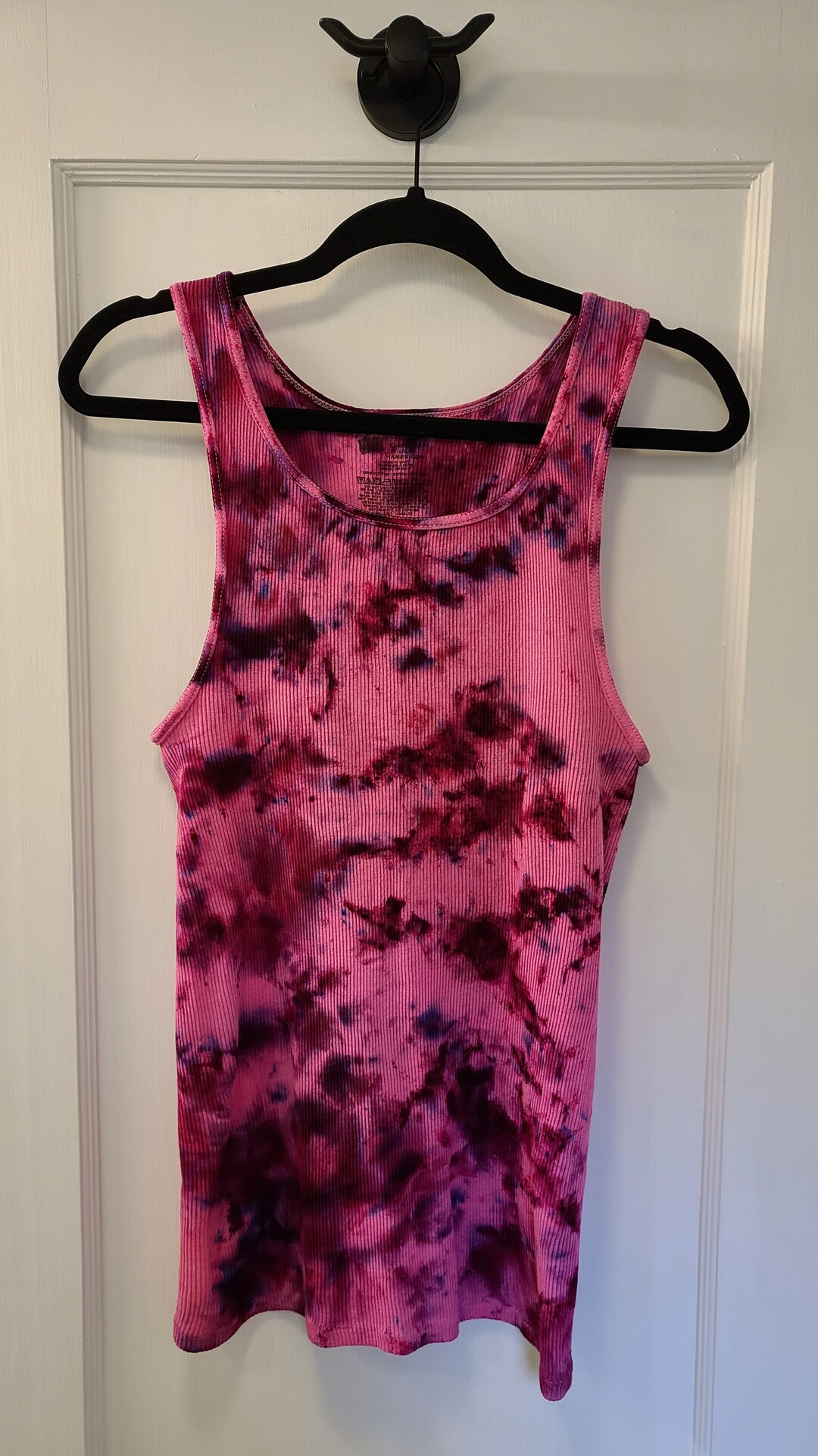 SALE - Base + HWI Dyed | 2n'da Pink Ribbed Tank - Etsy