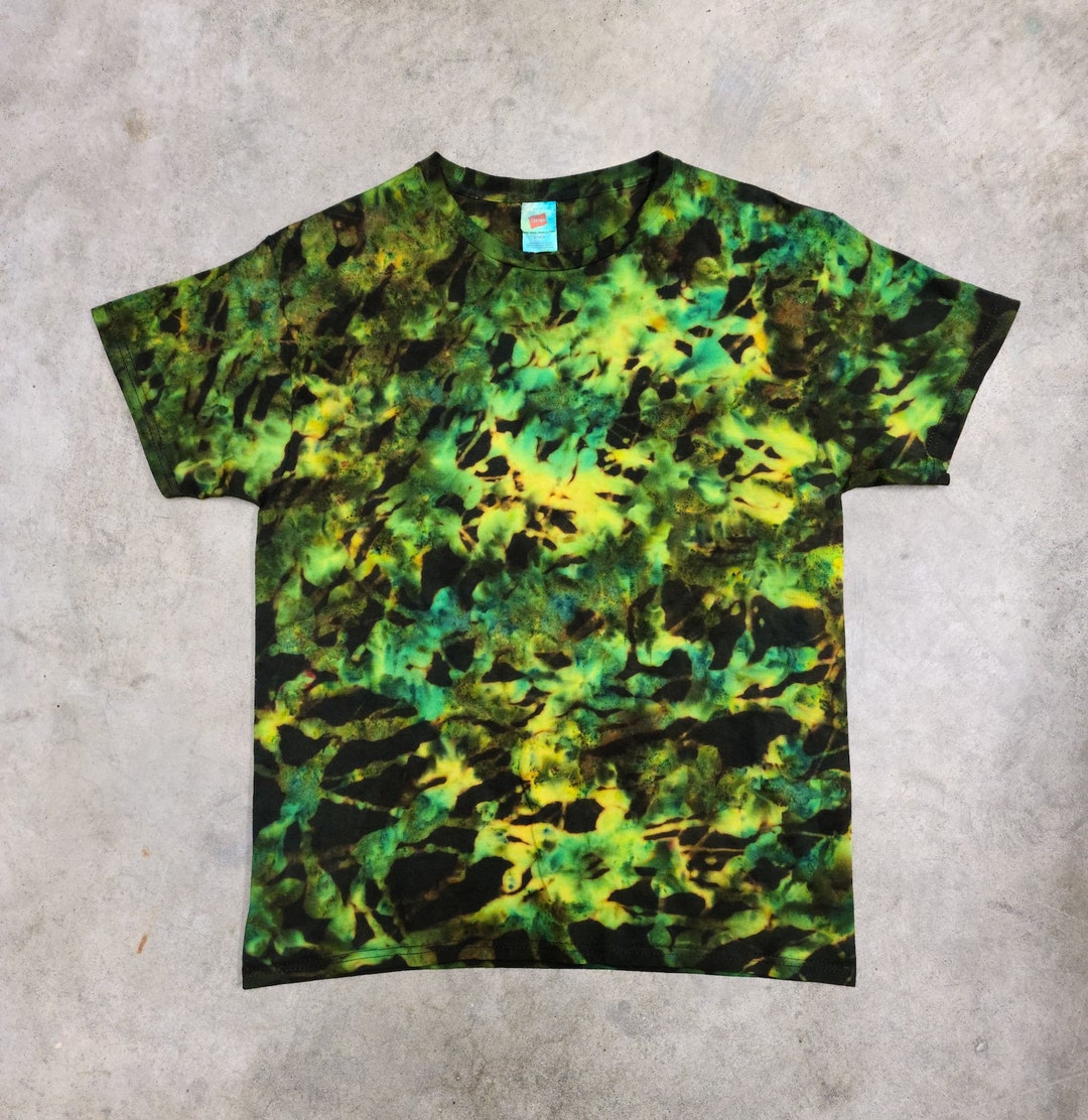 Reverse Crumple Ice Dyed Bleach Gel Camo MEDIUM - Etsy