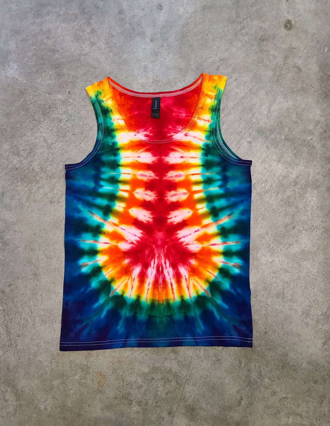 Inclined Ice Dyed Tank Top - Proud2bu - Oh Gee Creations - Etsy