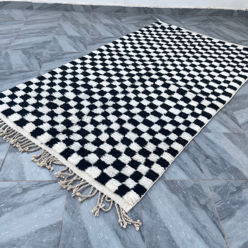 Moroccan Checkered Rug - Etsy