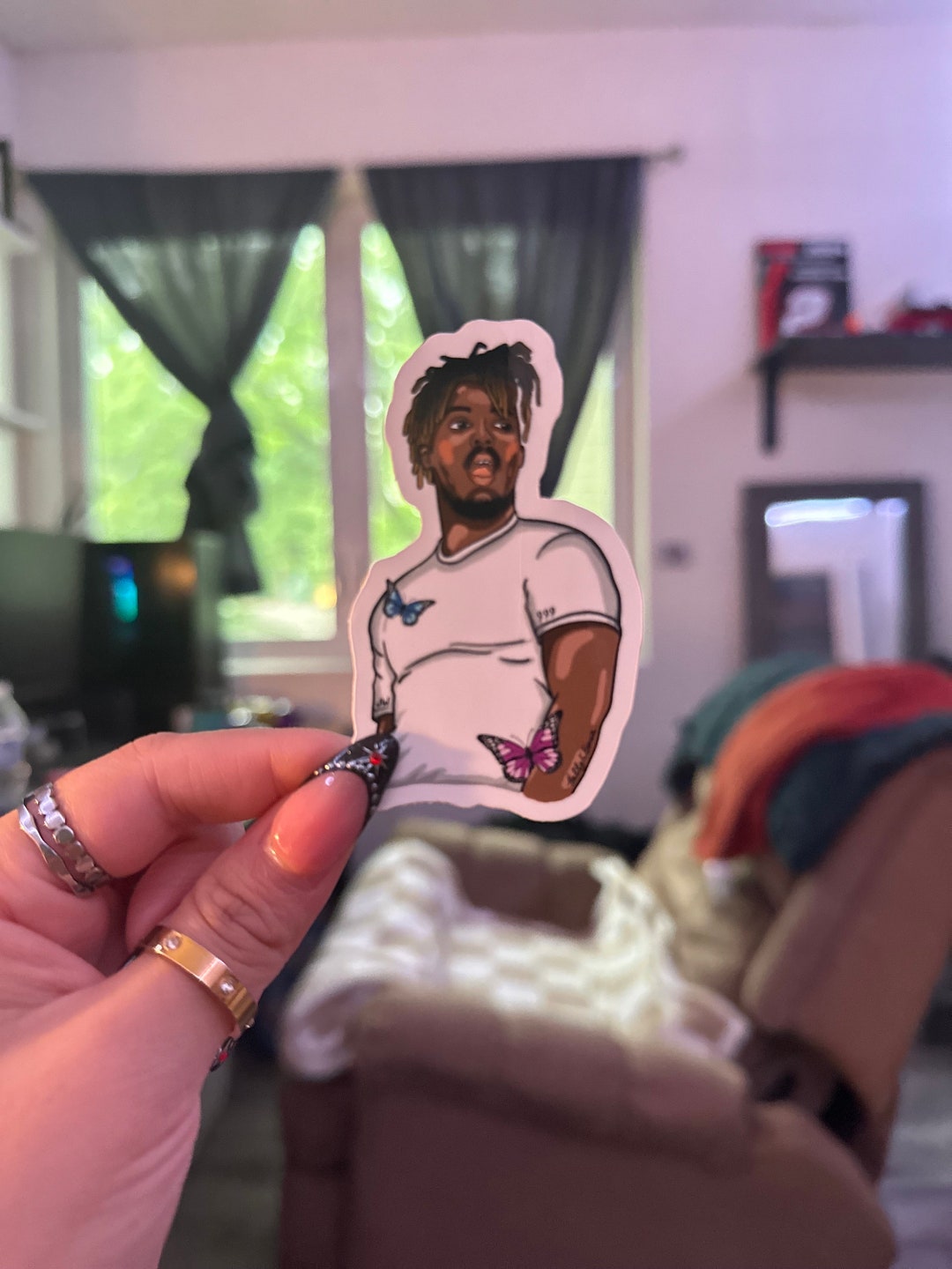 Juice Wrld Fan Art Sticker - Etsy