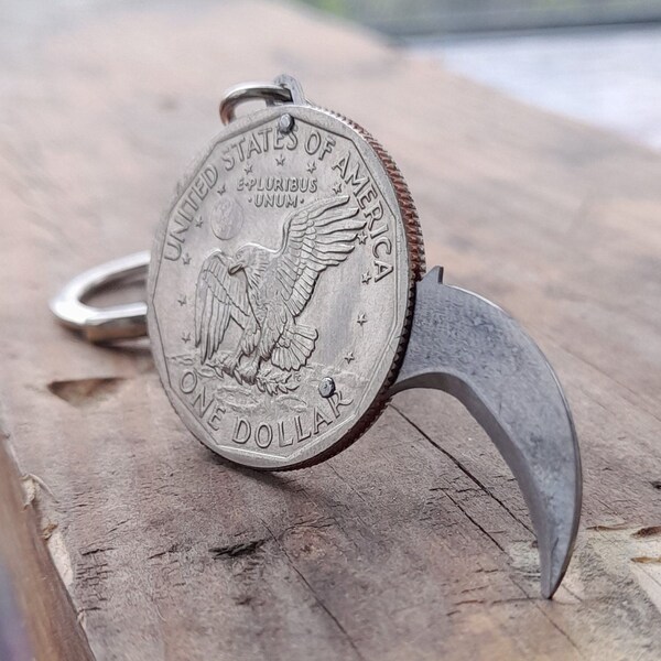 Mini Knife Keychain - Etsy